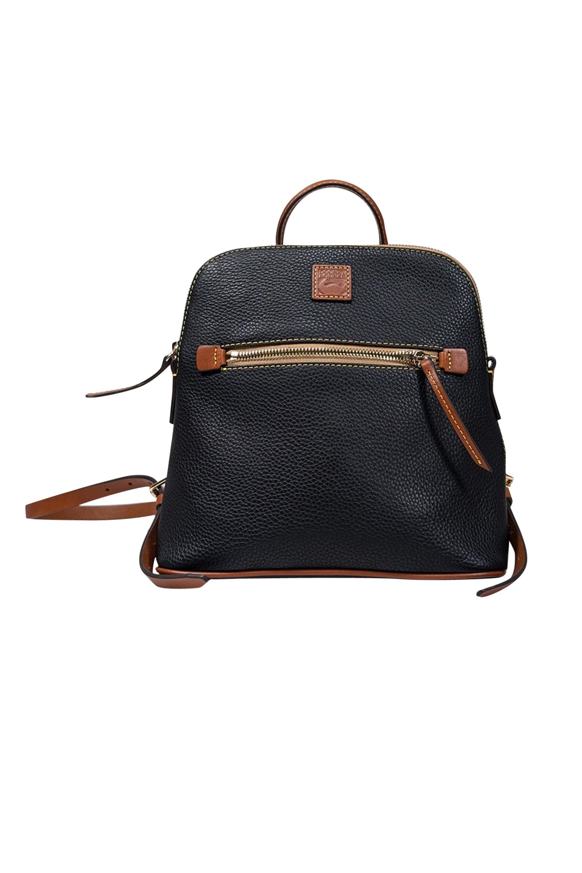 Dooney & Bourke - Black Leather Backpack | Current Boutique