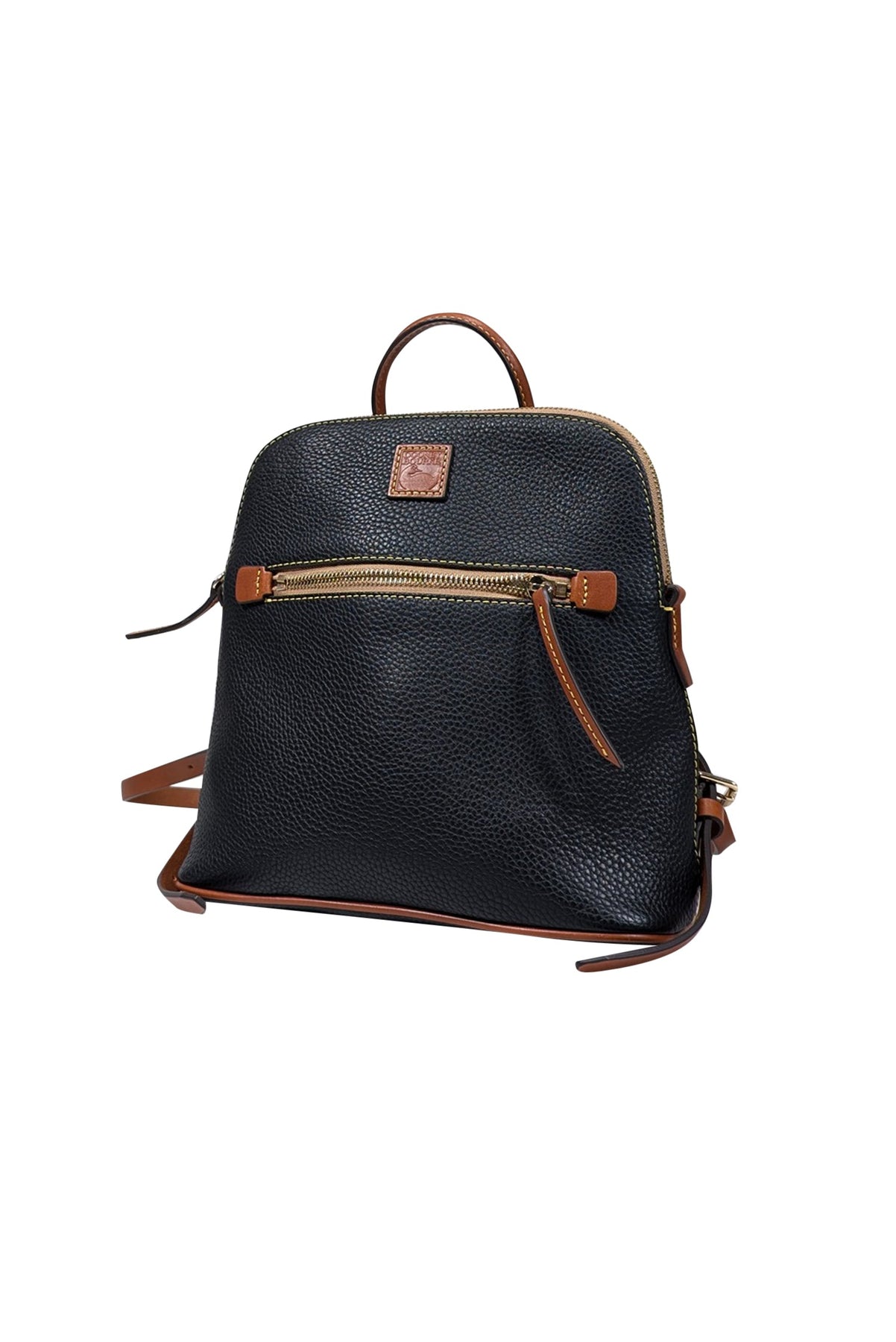 Dooney & Bourke - Black Leather Backpack | Current Boutique