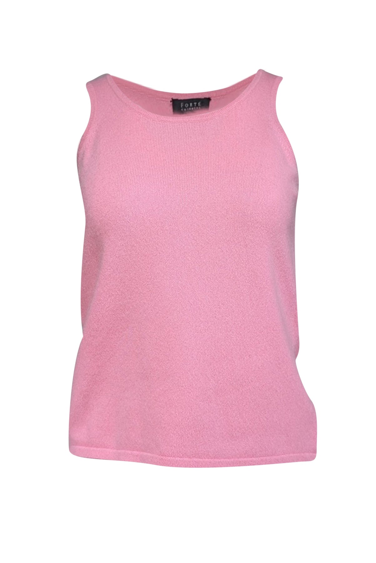 Forte Cashmere - Pink Cashmere Tank Top Sz S