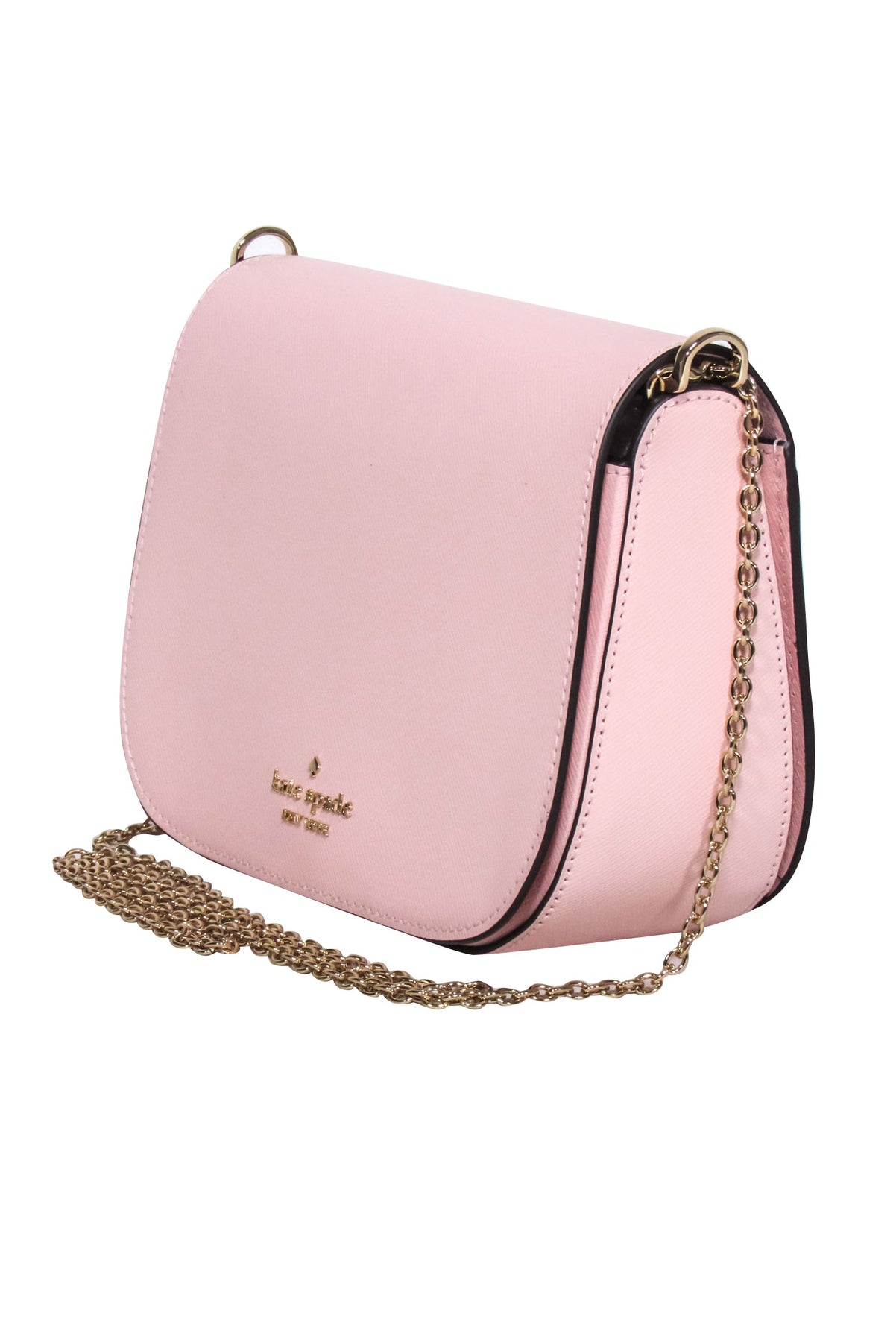 Kate Spade - Blush Pink Saffiano Leather Crossbody | Current Boutique