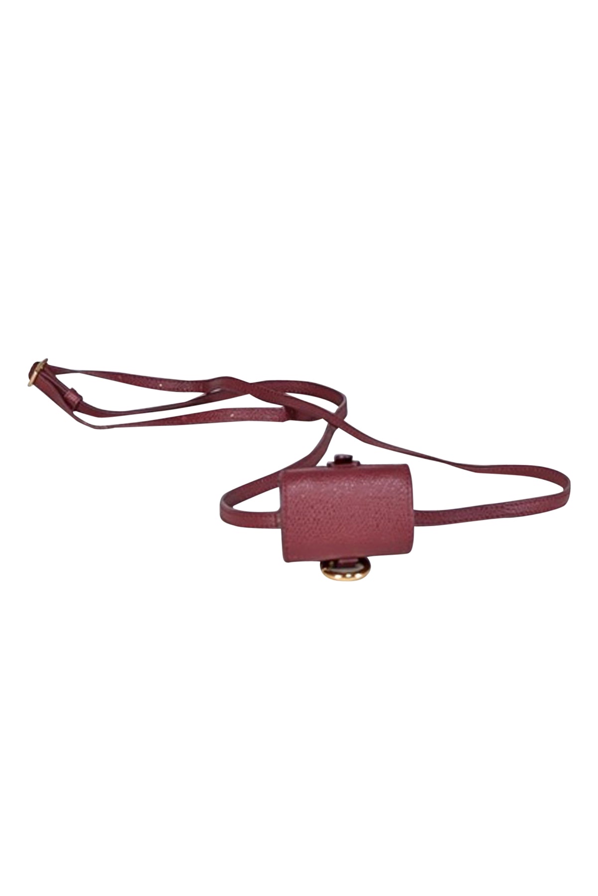 Senreve - Wine Red Italian Pebbled Leather "Milli Maestra" Crossbody ...