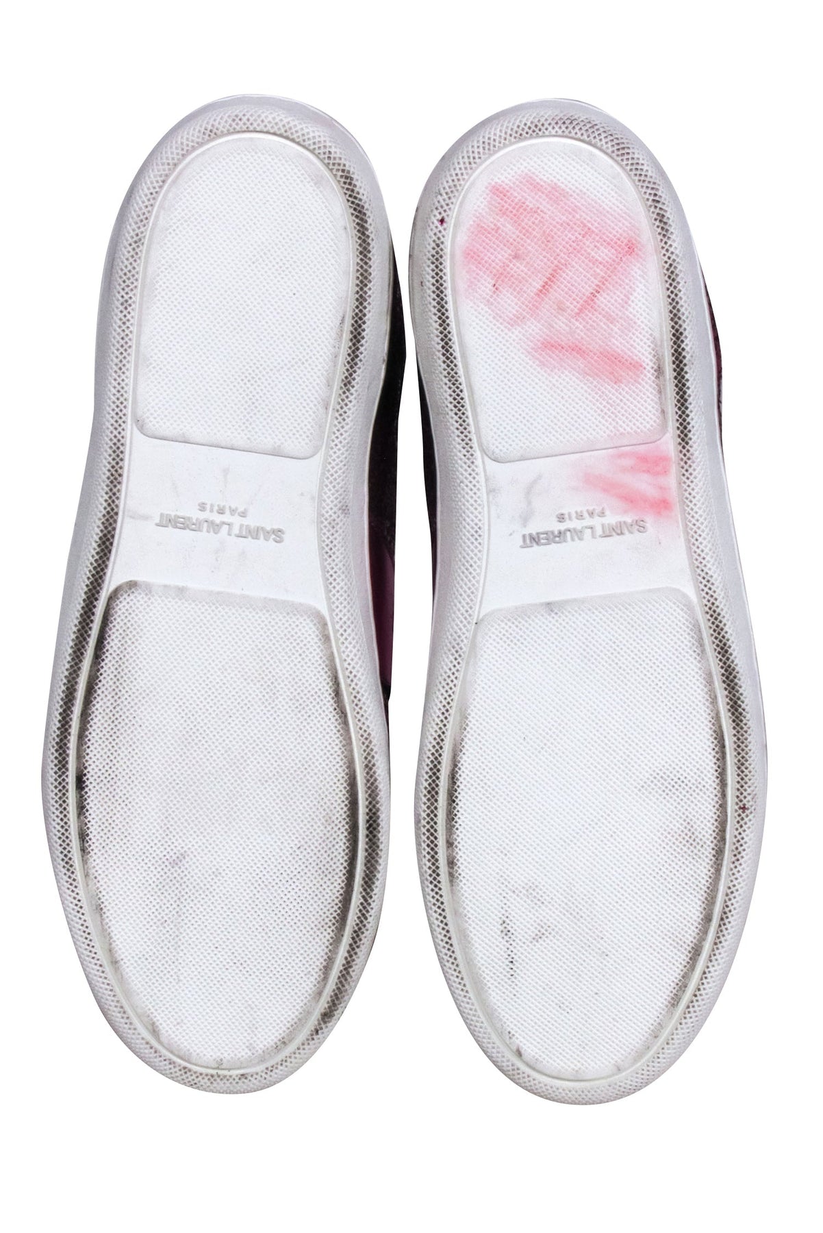 Yves Saint Laurent - Pink Glitter High Top Sneakers Sz 5 | Current Boutique