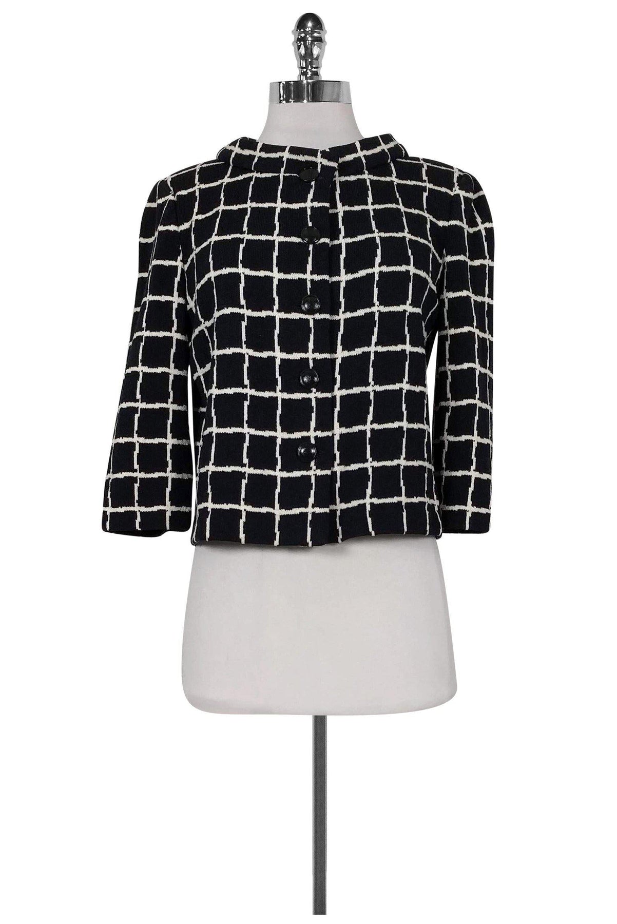 St. John - Black & White Checkered Jacket Sz 6